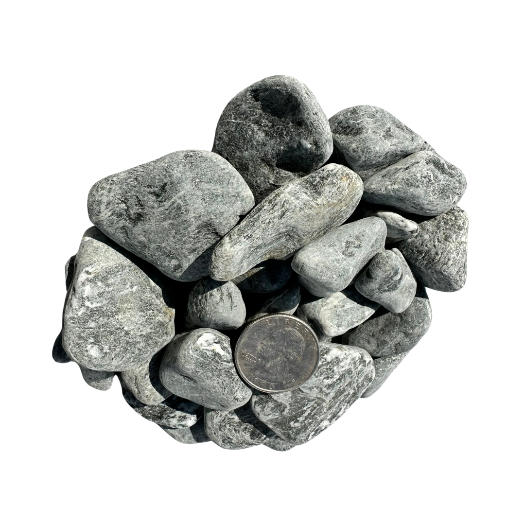 Nightfall - Tumbled Schist Pebbles